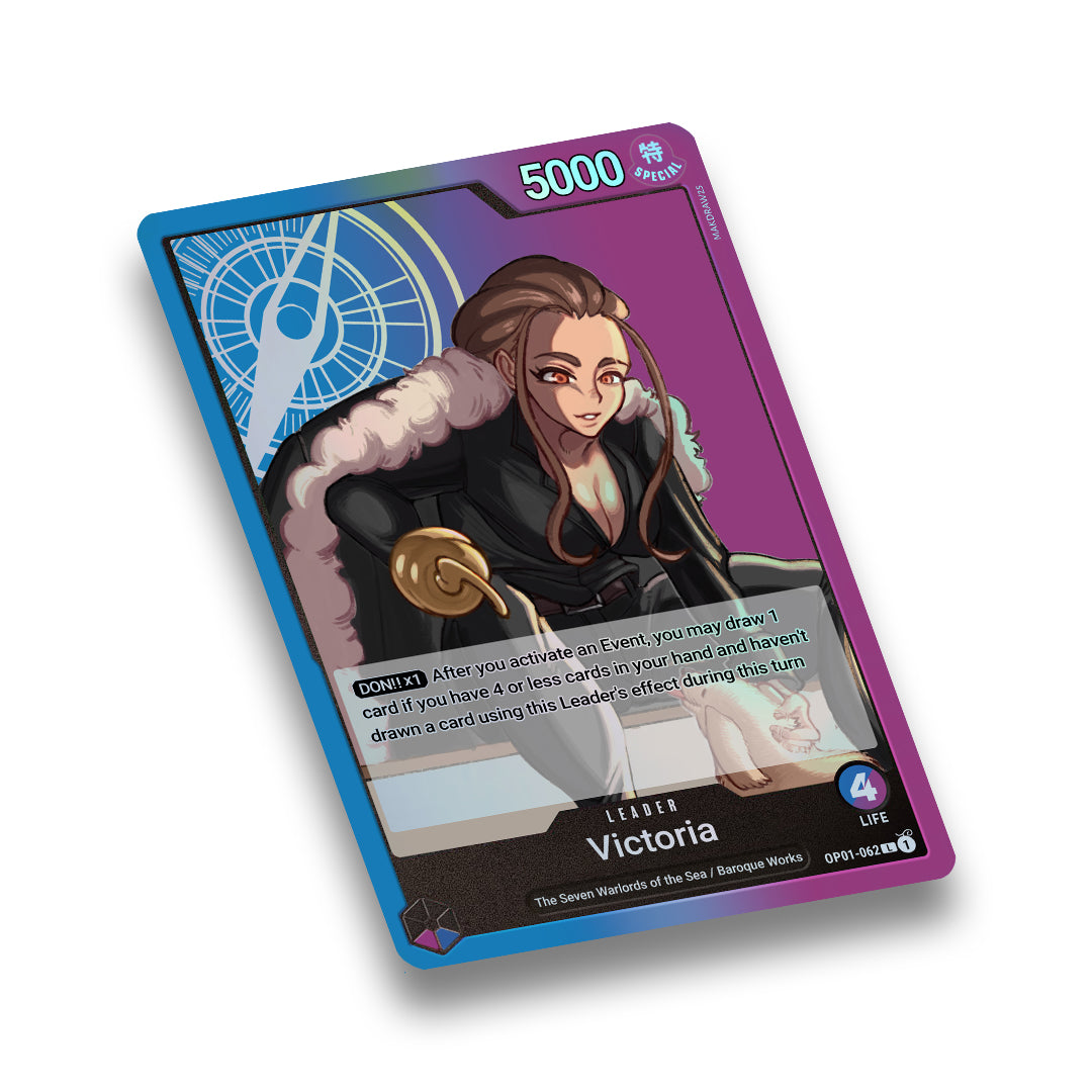 CROCTORIA BLUE PURPLE LEADER CARD – triplerare